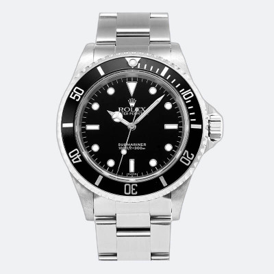 Rolex Submariner 14060 black dial stainless steel no-date automatic ...