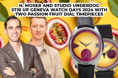 H. Moser And Studio Underd0g Stir Up Geneva Watch Days 2024 With Two ...