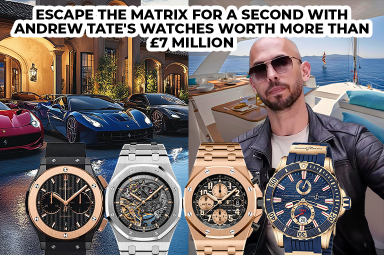 Escape The Matrix For A Second With Andrew Tate's Watches Worth More ...