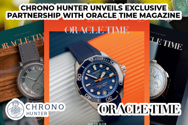 Chrono Hunter Unveils Exclusive Partnership With Oracle Time Magazine