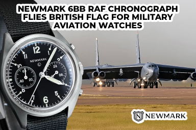 Newmark 6BB RAF Chronograph Flies British Flag For Military Aviation ...